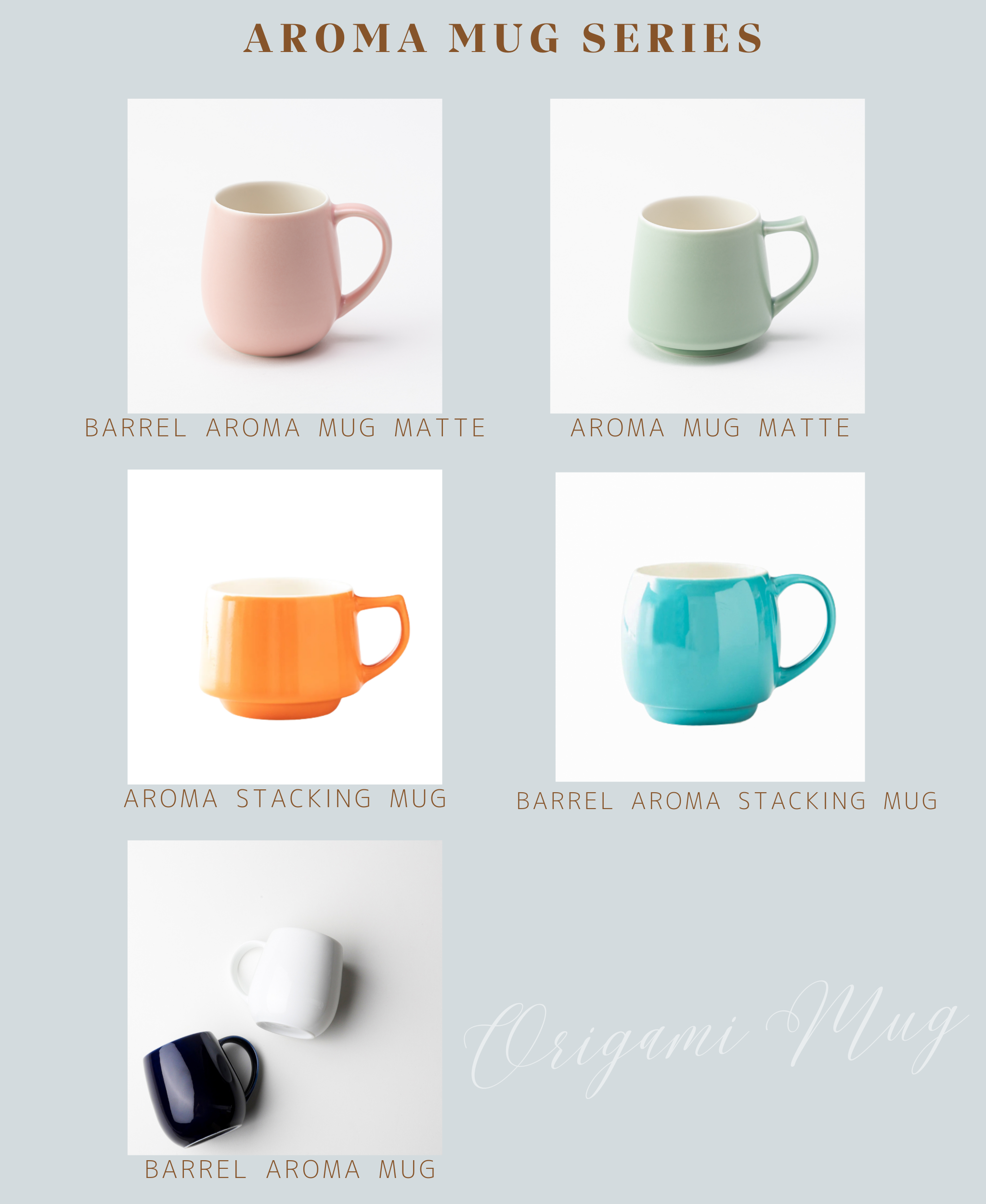 ORIGAMI Barrel Aroma Mug Matte - LOIS the Store