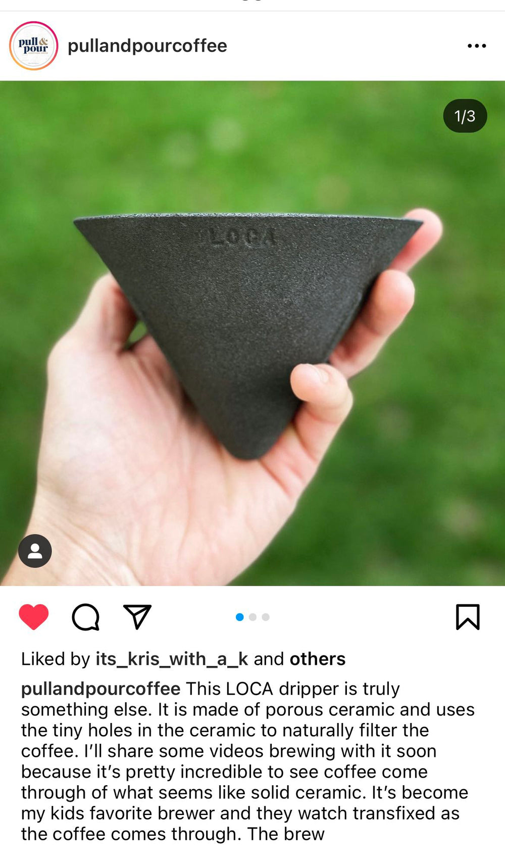 LOCA Paper-Filterless Ceramic Coffee Dripper - LOIS the Store